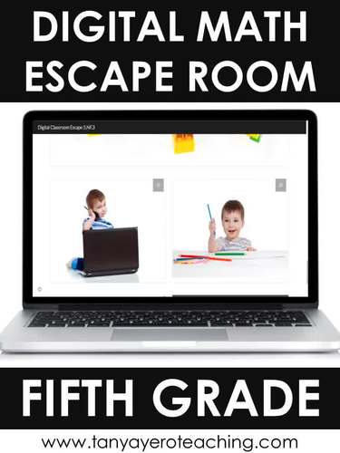 5th Grade Math Digital Escape Room | 5.NF.3 - Interpreting Fractions as ...