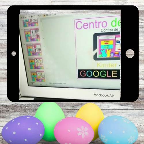 Centros DIGITALES de Lectura- Kinder - abril- Kinder Digital | TPT