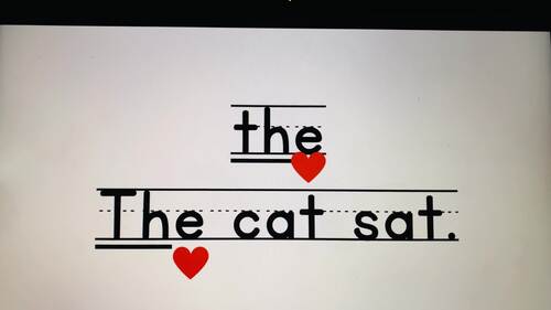 100th Day: Read 100 HEART words with decodable phrase or sentence!