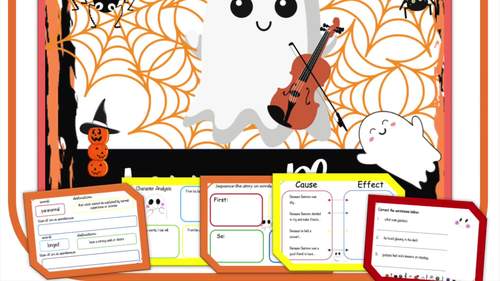 Gustavo the Shy Ghost Halloween Activities by Mrs Lena | TPT