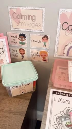 Calm Down Corner | Yoga Cards | Calming Strategies | Breathing Techniques
