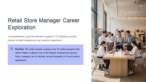 Retail Store Manager Career Exploration 101 Role Skills Salary Pathway ...