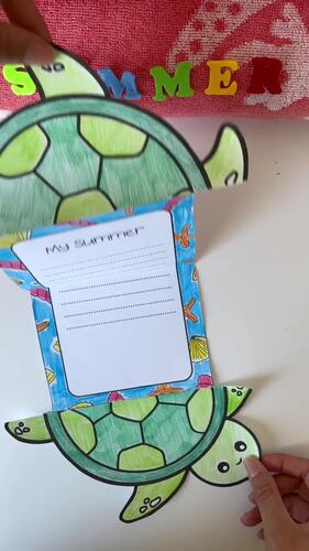 Under the sea craft- Summer bucket list craft- End of the school year craft