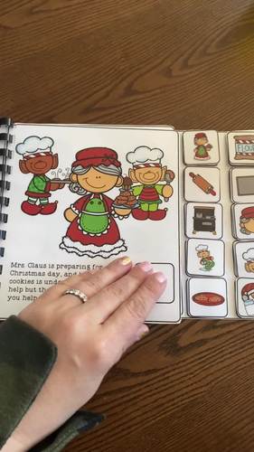 Baking Cookies with Mrs. Claus - An interactive rhyming book! by SpeechBop