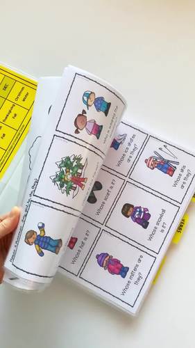 Seasons Language Scenes Bundle Speech Therapy by Allison Fors | TPT