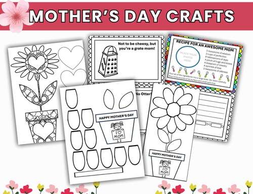 Mother's Day Crafts- Funny Mom Note Cards -Recipe for a Good Mom