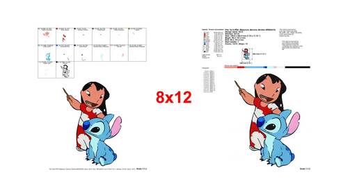 Lilo and Stitch Playful Disney Embroidery Designs - Instant Download by ...