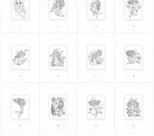 Mermaids coloring pages, mermaid coloring sheets, Coloring Sheets ...