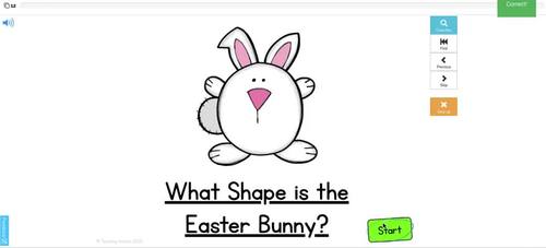 Easter 2D Shape Boom Cards | Math Distance Learning by Teaching Autism