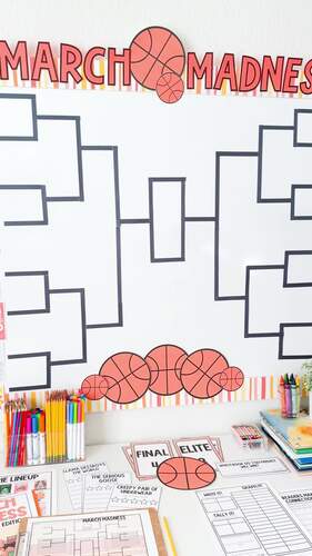 2026 March Madness Reading Challenge Bulletin Board Book Challenge Book ...