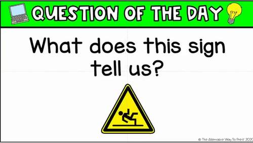Signs Study Creative Curriculum Question Slides by The Alternative Way ...