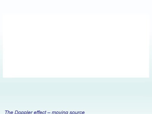 Doppler Effect: Practice questions, Cross word puzzle, Hand-on experiment