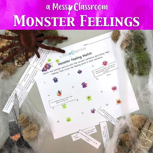 Monster Feelings Halloween Fiction Reading & Narrative Writing Fantasy ...