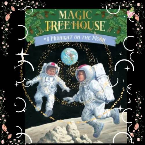 1 Magic Tree House - Midnight On The Moon Story, Includes Easel Worksheet!