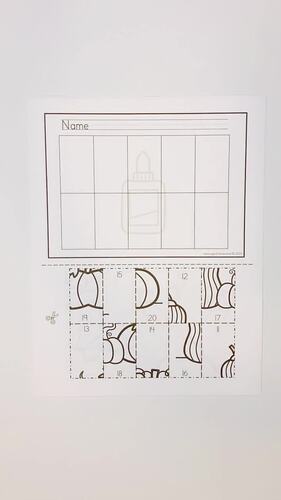 Number Order Puzzles 11-20 Mystery Pictures | Fall Pumpkins | Math ...