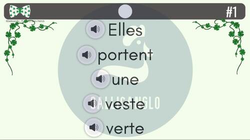 French St Patrick's Day Reading fluency passages for beginners Lecture ...