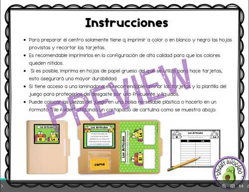 Los Artículos Definidos Cetro de Lectura | Spanish Definite Articles ...