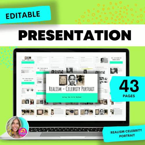 Realism Celebrity Portrait- using the grid method- Middle or High ...