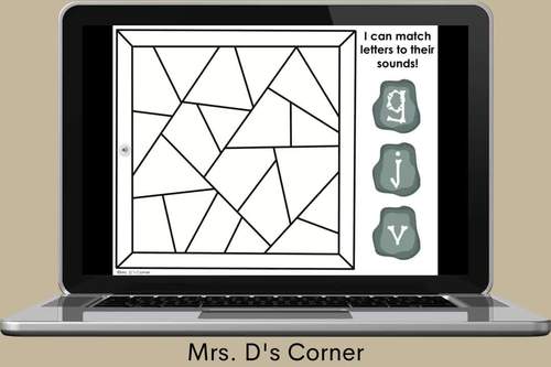 Dinosaur Alphabet Letters Digital Activity | Distance Learning by Mrs ...