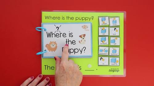 Where is the Puppy? Interactive Book with 10 Prepositions + Sentences ...