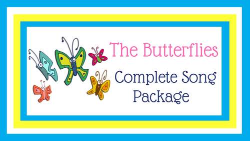 Spring Song | Butterfly Song | Scarf Activity | mp3s, PDF, SMART, Video