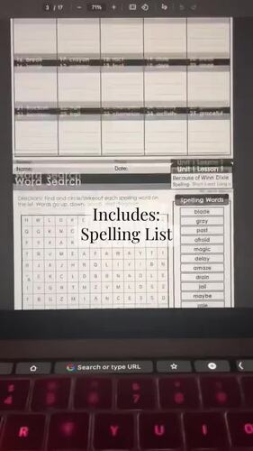 Journeys Spelling Unit 1 (Lessons 1–5) | Houghton Mifflin | Weekly ...