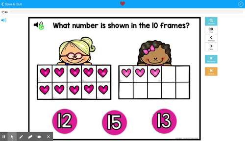 Teen Number Identification Boom Cards ™ | Teen Number Task Cards