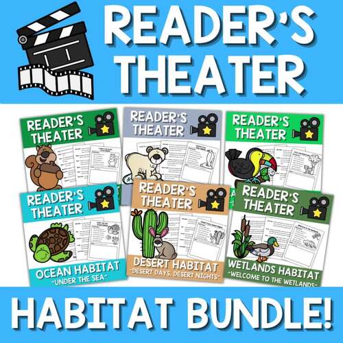 Habitat Readers Theater Activities Bundle | Fun Reading Fluency Skits Plays