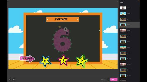 Brain Break Interactive Whiteboard Addition to 20 Math Music Movement Game