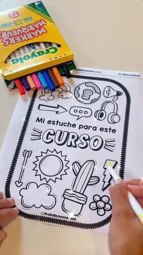 Spanish Back to School Craft Activity | Manualidad Vuelta al Cole en ...