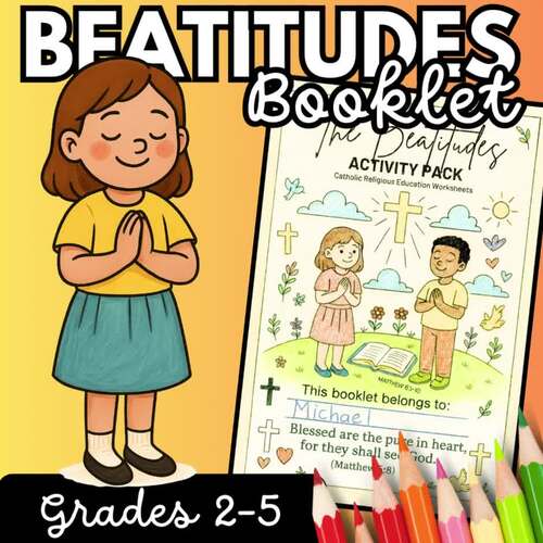 The Beatitudes Activities | Religious Education Worksheets Grades 2–5