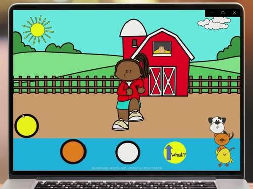 Spring Speech Therapy Picture Scenes with WH Question Visuals ...