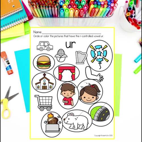 R-Controlled Vowels ur Bossy R Worksheets Reading Passages Vowel Digraphs