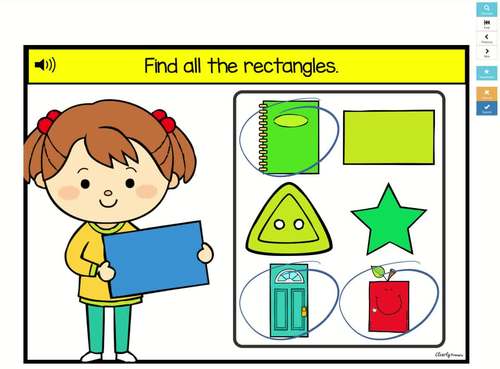 Shapes | Tracing and Sorting Shapes | Boom Cards™ by Clearly Primary