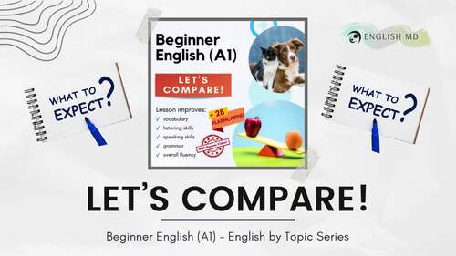 Let's compare! - Comparatives & Superlatives - Beginner ESL/ELL for All ...