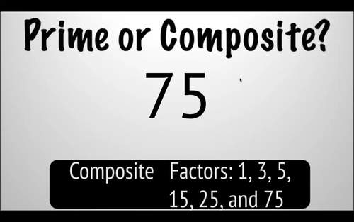 Prime & Composite Numbers 1-100 Digital Flash Cards with Google Slides™