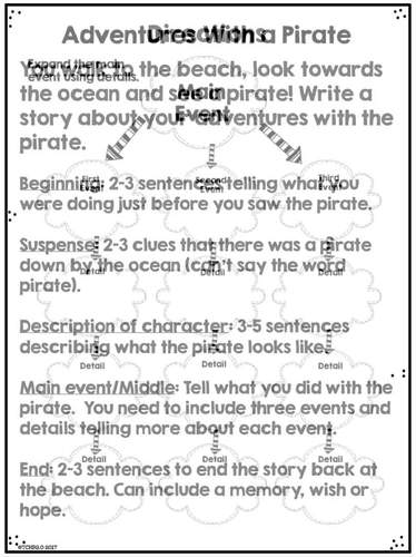 Narrative Writing Adventures With a Pirate by TCHR2.0 | TPT