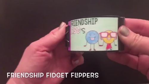 Friendship Activities Animated Fidget Flippers | TPT