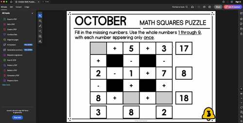 3rd Grade Math Logic Puzzles Early Finishers Math Enrichment and Brain ...