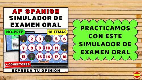 AP & IB Spanish Oral Exam Prep | Digital Speaking Practice Prompts ...