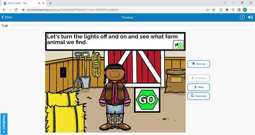 Lights On/Off: Farm Animals in the Barn by Creative Speech Language ...