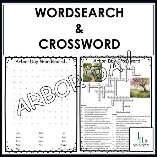 Arbor Day Activities | Puzzles | Upper Elementary | Middle School