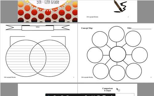 Geography & Social Studies Printable Graphic Organizers for Formative ...