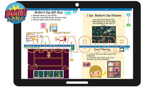 Mothers Day Bundle - Boom Cards Distance Learning by jajaotrp | TPT