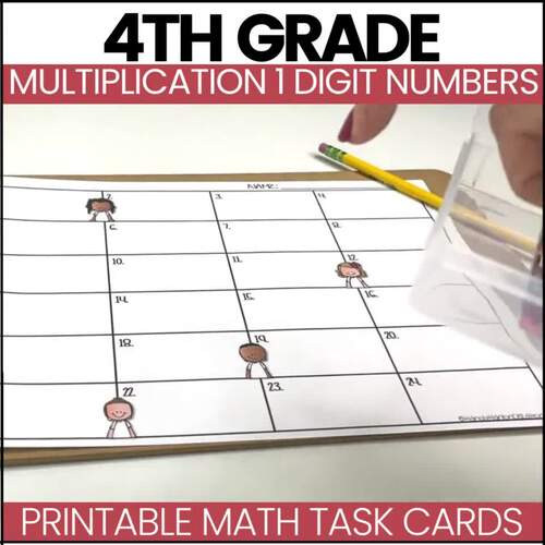4th Grade Go Math Chapter 2 Multiplication of 1 Digit Numbers | TPT