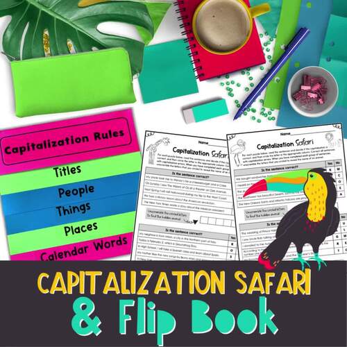 Capitalization Rules Flip Book and Puzzles for fun Practice with ...