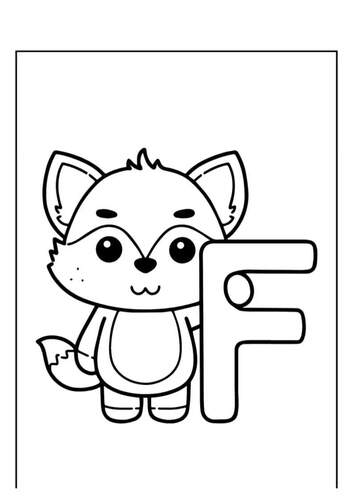 Animal Alphabet Coloring Pages by Library to Classroom | TPT