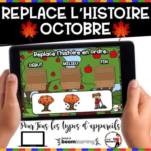 HALLOWEEN French BOOM Cards - Distance Learning - BUNDLE 5 Jeux (OCTOBRE)