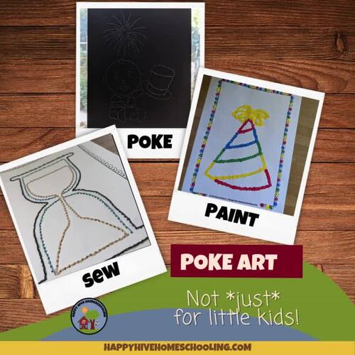 Holidays all Year Push Pin Poke Art Fine Motor Skills | TPT