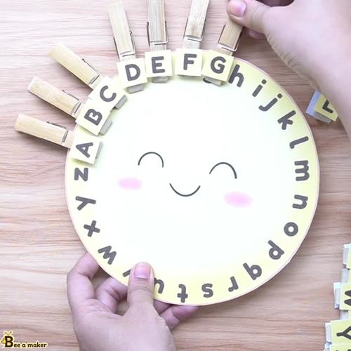 alphabet matching wheel by Bee a maker | TPT